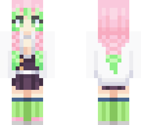 kimetsu no yaiba mitsuri kanroji anime | Minecraft Skins
