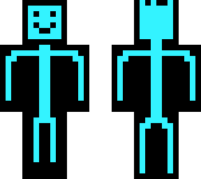 stick stickman man | Minecraft Skins