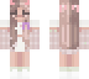 cancer ribbon girl | Minecraft Skins
