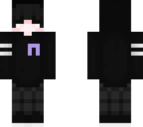 Cool Aesthetic With cancer awareness ribbon | Minecraft Skin
