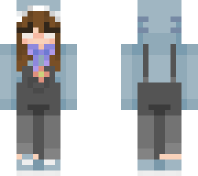 jaws with purple ribbon | Minecraft Skin