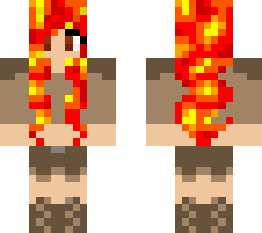 Lava Girl | Minecraft Skins