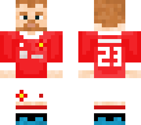 Luke Shaw 21/22 Home Kit Man Utd | Minecraft Skin