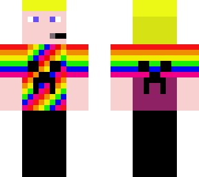 rainbow gamer | Minecraft Skin