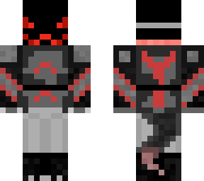 Red protogen | Minecraft Skin