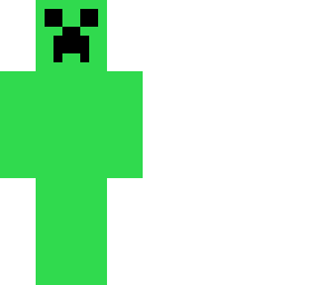 2D creeper | Minecraft Skin