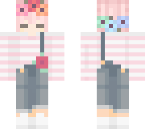 Aesthetic pink boy skin | Minecraft Skin