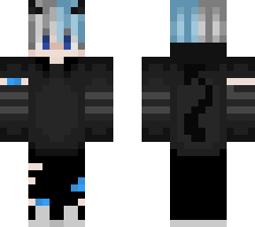 Blue Demon Boy | Minecraft Skin
