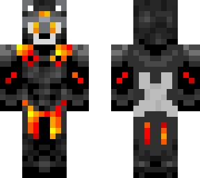 Fire Wolf | Minecraft Skins
