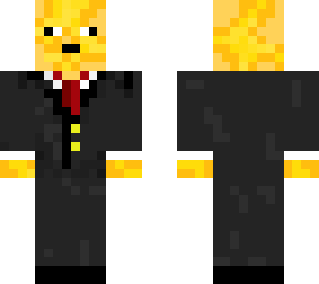 Cheesy Boi With Suit | Minecraft Skin