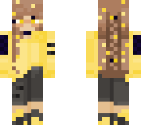 Cute Bee Girl pt2 base by birdlover | Minecraft Skin