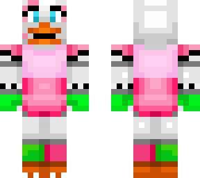 Glam-rock Chica | Minecraft Skin
