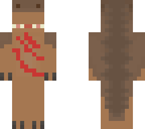 JW T. Rex with a scar | Minecraft Skin