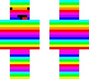 rainbow Guy | Minecraft Skin