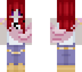 red haired elf skin no bandages | Minecraft Skin