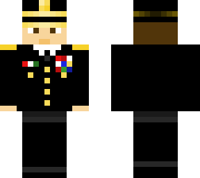 3D US MILITARY GENERAL | Minecraft Skin