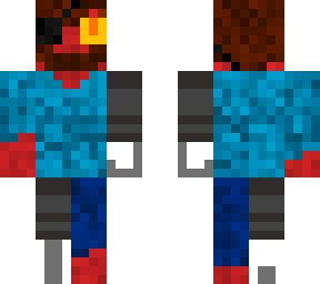 Devil With Prosthetic Limbs | Minecraft Skin