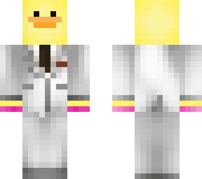 duck in a white tux | Minecraft Skin