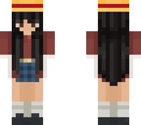 female luffy | Minecraft Skins