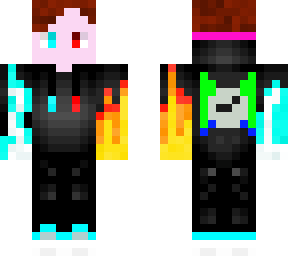 fire/ice | Minecraft Skin