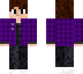 Flannel Boy Purple | Minecraft Skin