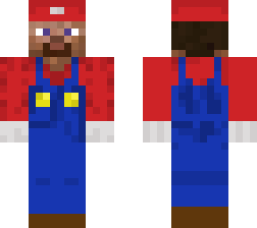 mario steve | Minecraft Skins