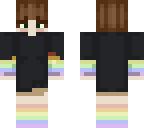 Pride rainbow sleeves | Minecraft Skin