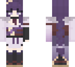 Raiden Shogun Minecraft Skins