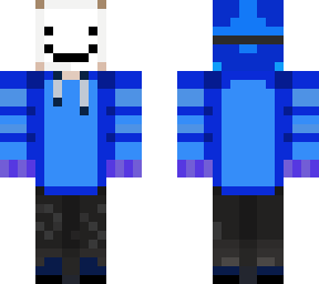Dream blue jacket | Minecraft Skin