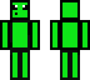 Green Blocky person | Minecraft Skin