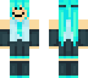 quackity - hatsune miku | Minecraft Skin