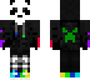 rainbow panda | Minecraft Skins