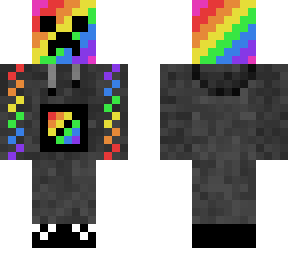 rgb creeper | Minecraft Skins