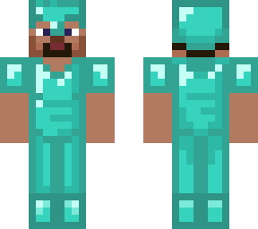 Steve Textura Mate Con Armadura | Minecraft Skin