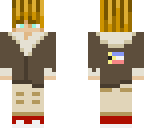 Tyto fluffy coat w/ patches skin (3/9/2021) | Minecraft Skin