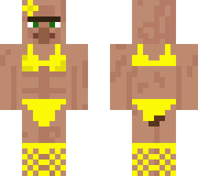 bikini villager | Minecraft Skins