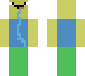 Derp noob with no poop | Minecraft Skin