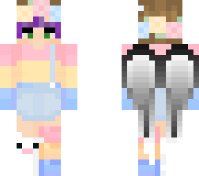 Ekio purple and dove | Minecraft Skin