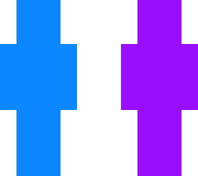 Multicolour person | Minecraft Skin