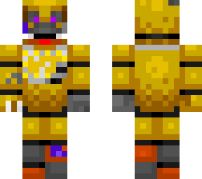 nightmare rockstar chica | Minecraft Skins