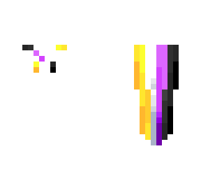 Non-Binary Pride Cape | Minecraft Skin