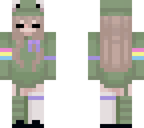 cancer ribbon girl | Minecraft Skins
