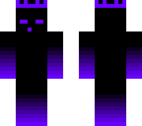purple and black | Minecraft Skin