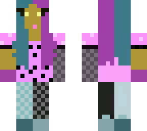 Blue and pink | Minecraft Skin