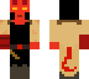 Hellboy | Minecraft Skin