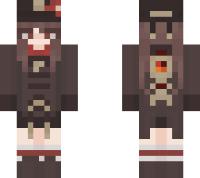 hu tao genshin impact genshinimpact hutao | Minecraft Skins