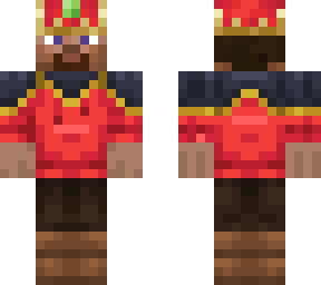 Migrator Cape Steve Skin (Eye moving) | Minecraft Skin