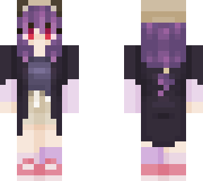 Purple-themed character | Minecraft Skin