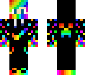 Rainbow Gamer | Minecraft Skin
