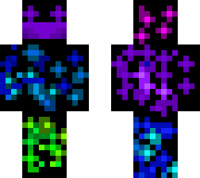 Re-animated Rainbow PvP | Minecraft Skin